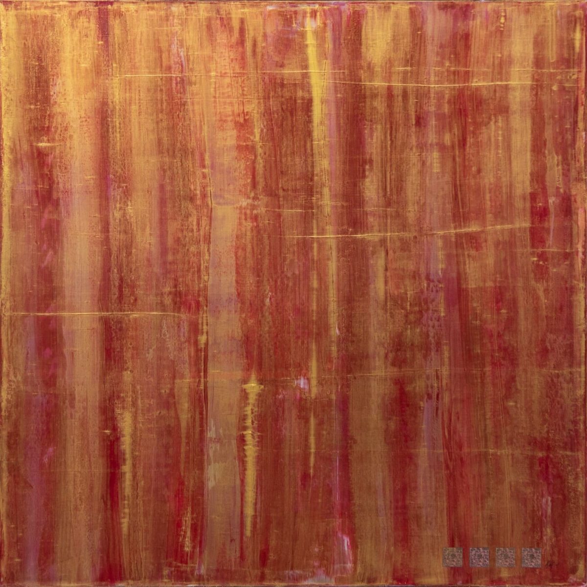 Gold-Rot geschichtet - next-ART